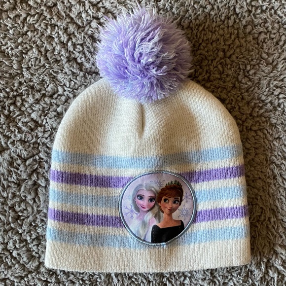 Disney | Accessories | Disney Frozen Winter Hat Toddler Girls Anna And ...